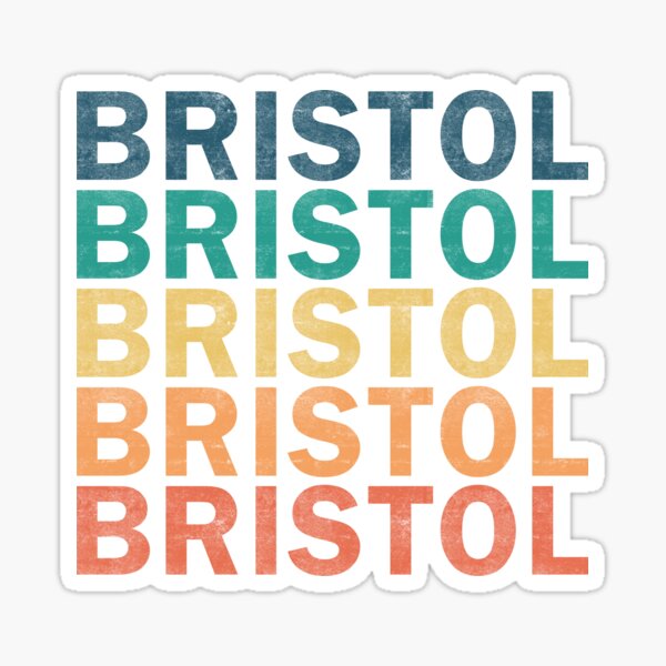 Pegatina «Camiseta con nombre de Bristol - Camiseta de artículo de ...