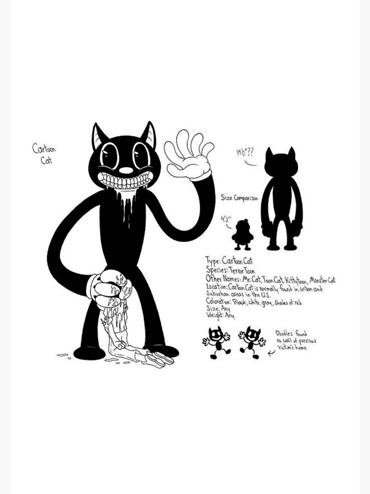 Cuaderno de espiral «Gato de dibujos animados de miedo mejores ...