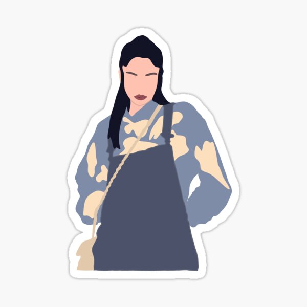 "jennie " Sticker for Sale by artbynorain | Redbubble