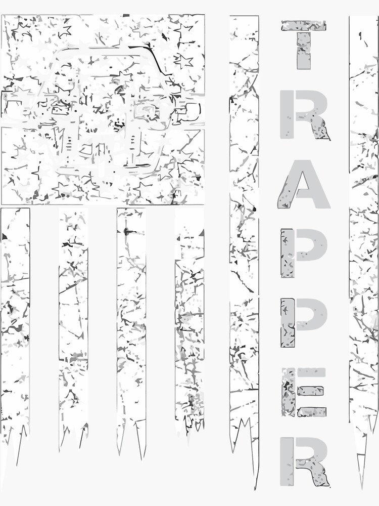 "American Flag Trapping For Men And Women Who Trap" Sticker for Sale by ...