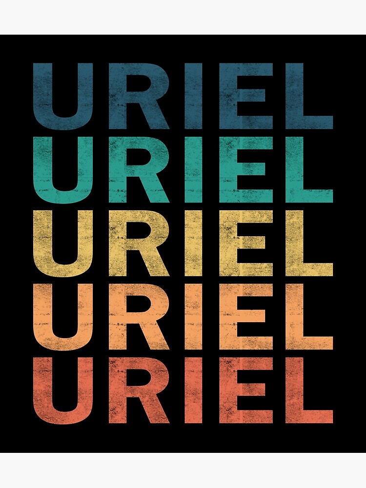 Póster «Camiseta con nombre de Uriel - Camiseta con artículo de regalo ...