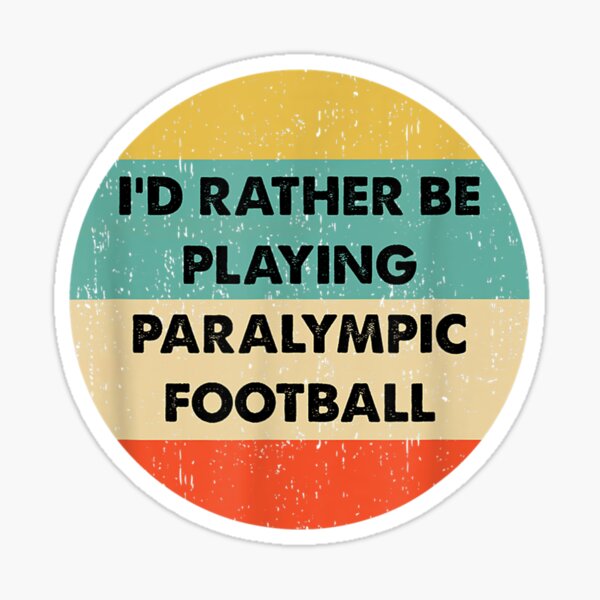 "Paralympic Football s | Paralympic Football" Sticker for Sale by ...