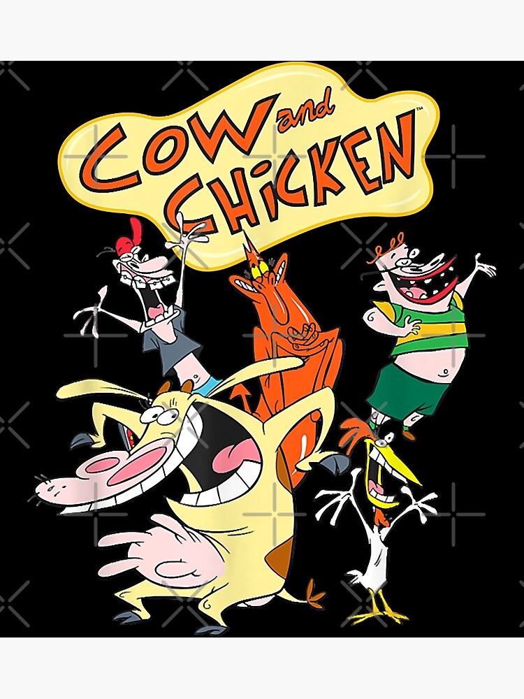 "Characters cow & chicken cartoon" Poster for Sale by CaseyWalter ...