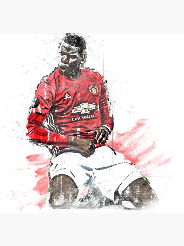 "Paul Pogba Paul Pogba Pogba Is red " Poster by NaymaRibo | Redbubble