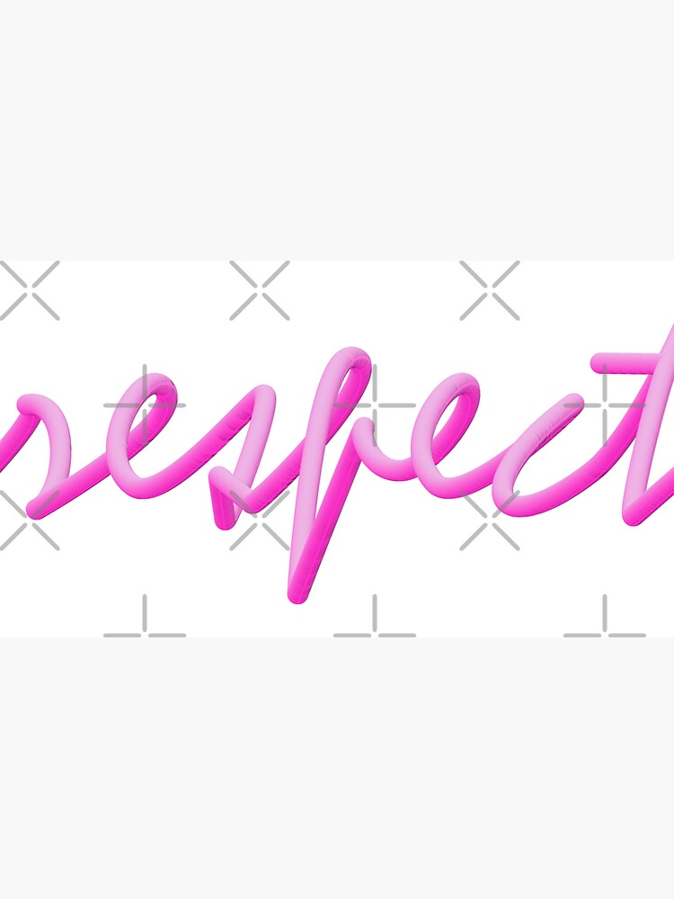 "black respect pink color logo" Cap by weekenz | Redbubble