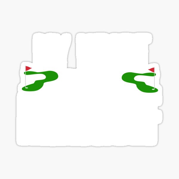"Mini Golf Saying Joke Pun Minigolf Sport Golfing" Sticker for Sale by ...