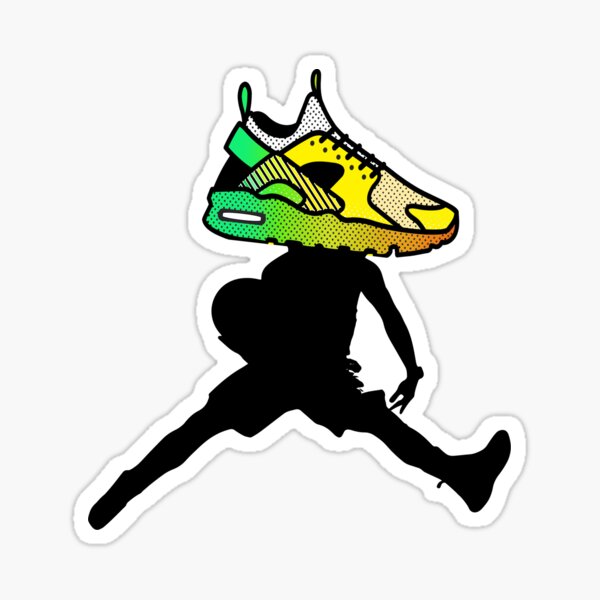 "Sneaker Head - Basketball Player Sneaker Head" Sticker for Sale by ...