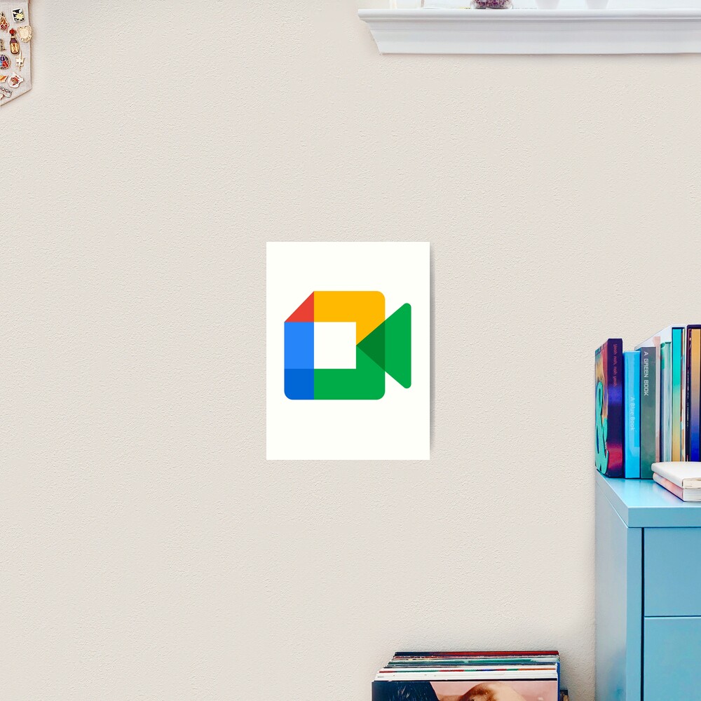 "Google Meet Logo Icon Gift for Google Meet fan" Art Print by ...