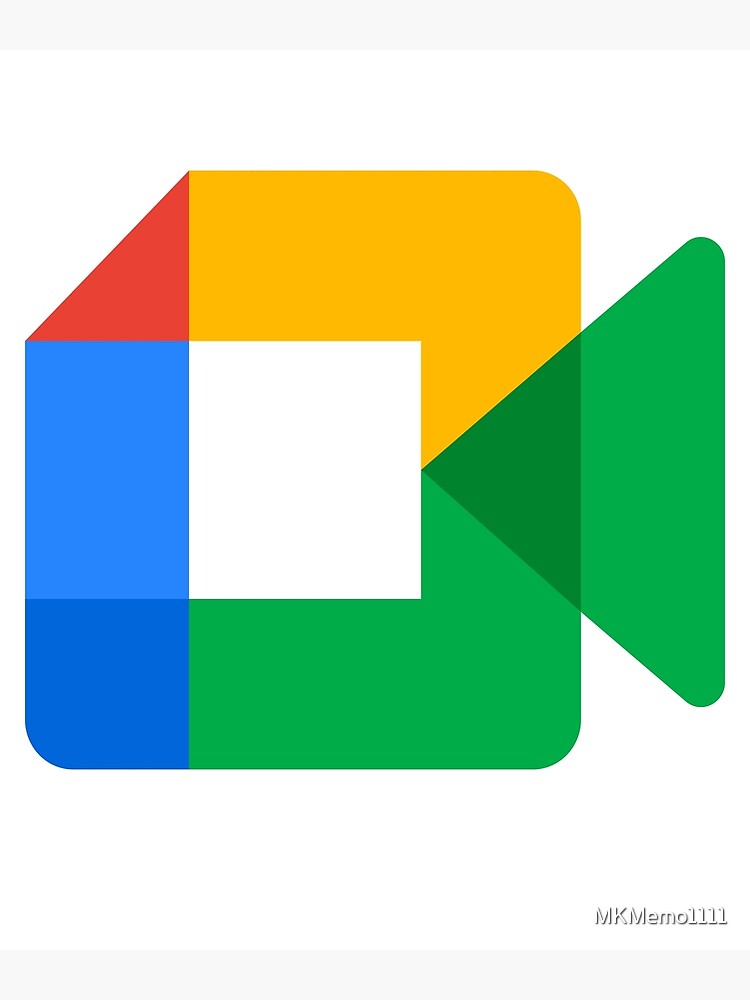 "Google Meet Logo Icon Gift for Google Meet fan" Poster for Sale by ...