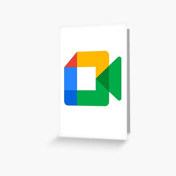 "Google Meet Logo Icon Gift for Google Meet fan" Greeting Card by ...