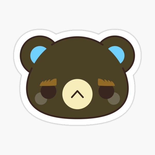 "Grizzly" Sticker for Sale by MeowingMeadows | Redbubble