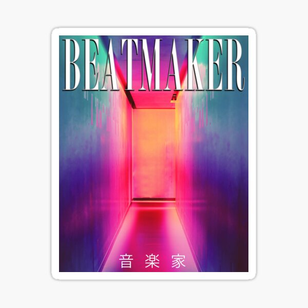 "Beatmaker Trippy Hallway Japanese Aesthetic" Sticker by Bae2021 ...