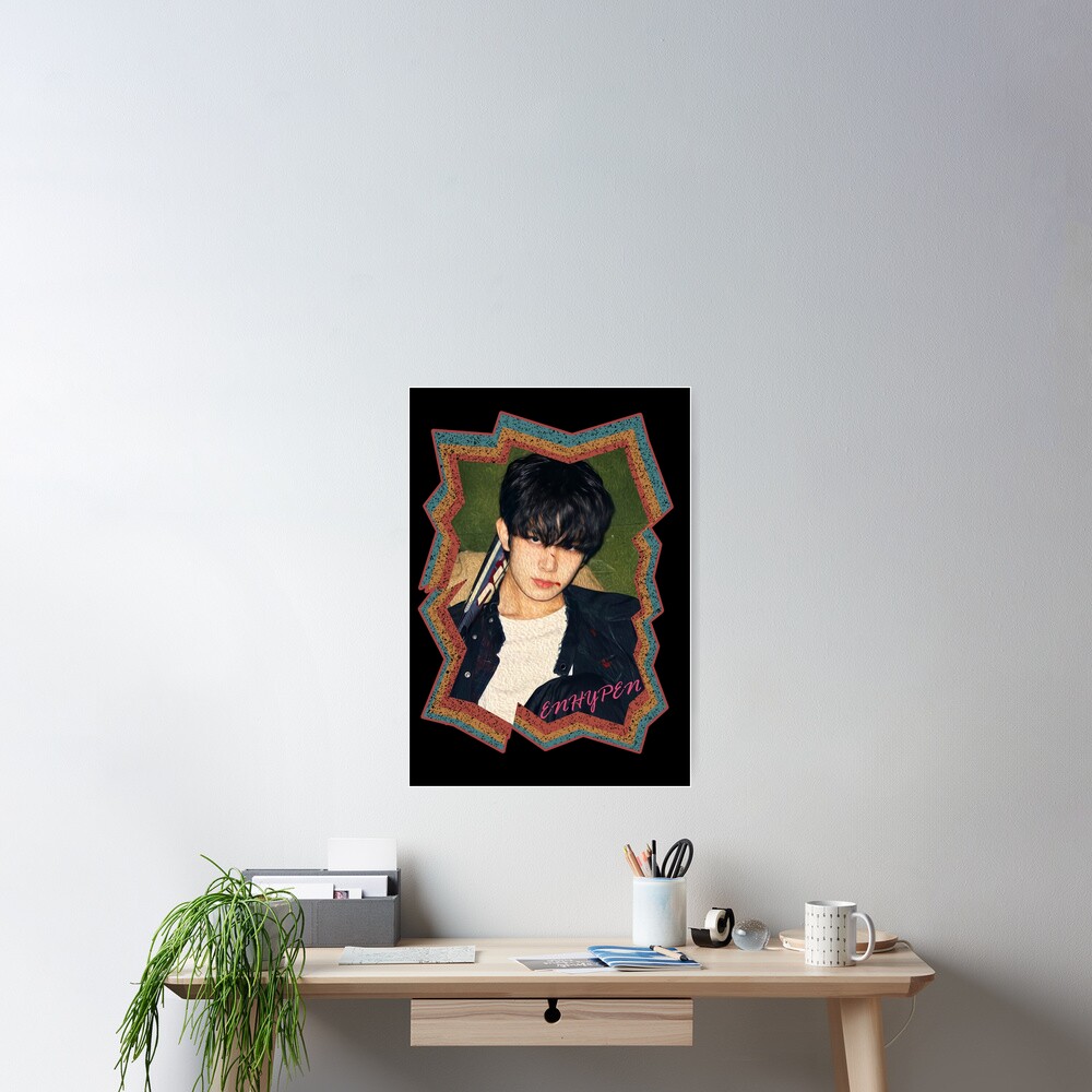 "Lee Heeseung ENHYPEN Heeseung Korean Kpop Retro Color Oil Paint Design ...