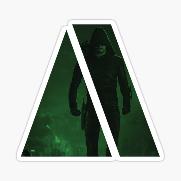 "Green Arrow " Sticker for Sale by ArtofRor | Redbubble