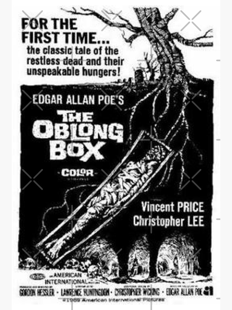 Lámina fotográfica «Póster de la película The Oblong Box de Edgar Allan ...