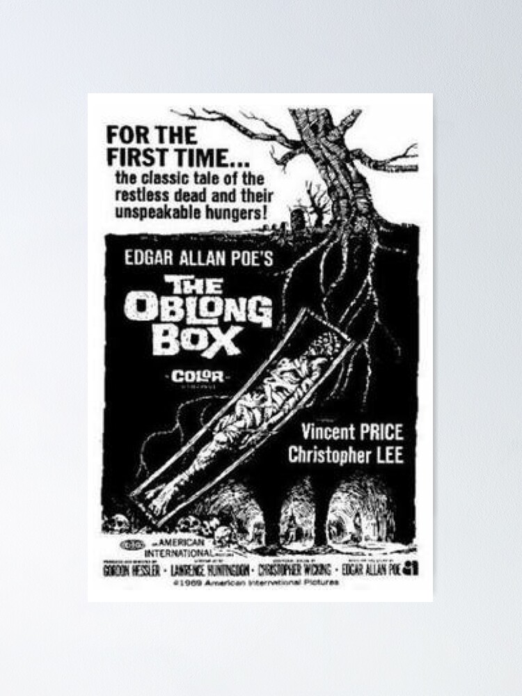 Póster «Póster de la película The Oblong Box de Edgar Allan Poe.» de ...