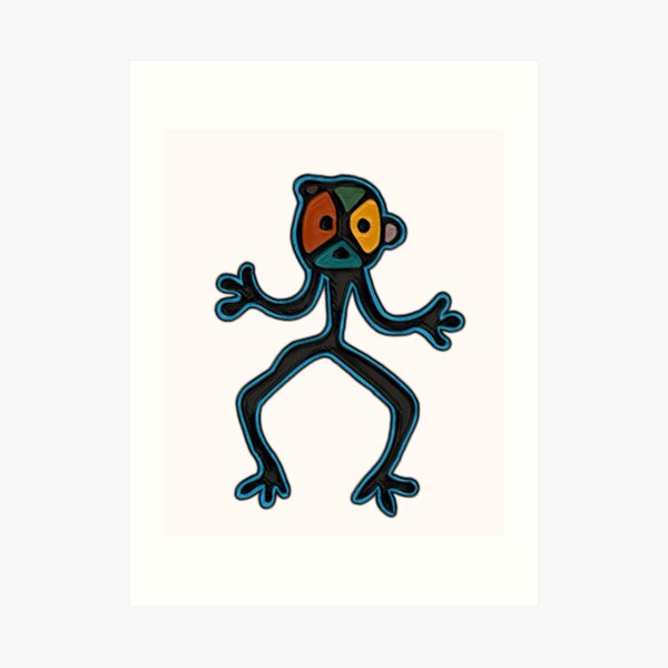 "Taíno Urayo Cacique Symbol Color" Art Print for Sale by liamaris ...