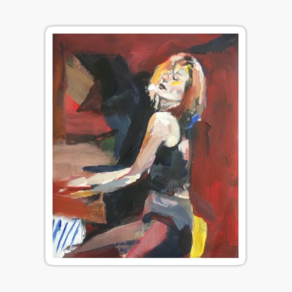 "Tori Amos Red Fire" Sticker for Sale by Westgatesam | Redbubble