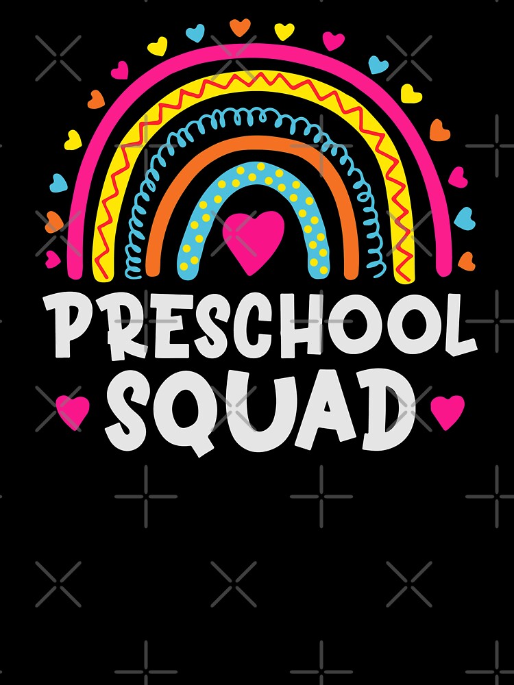 "rainbow back to school preschool squad" Kids T-Shirt for Sale by ...