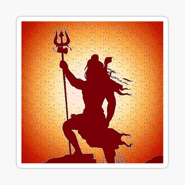 "mahakal" Sticker for Sale by ThomasWellingt | Redbubble