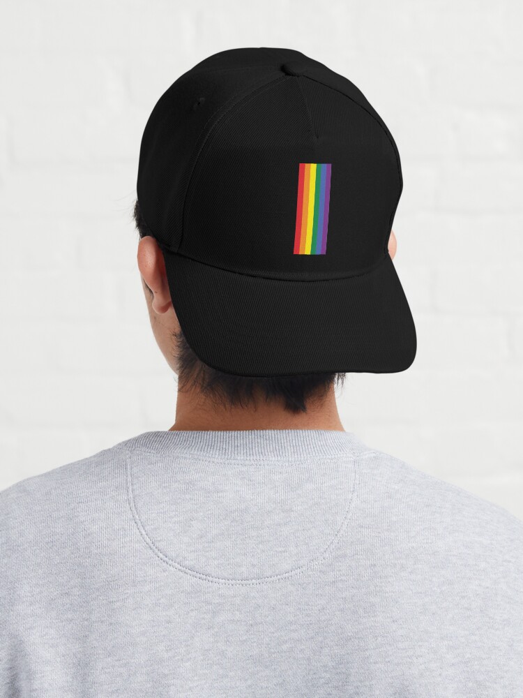 "Rainbow Pride LGBT Strip " Cap for Sale by Ricaso | Redbubble