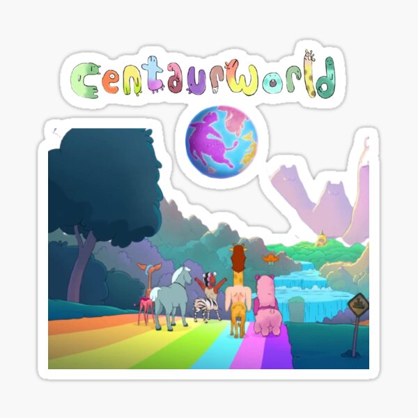 "The centaurworld world " Sticker for Sale by Hr29 | Redbubble