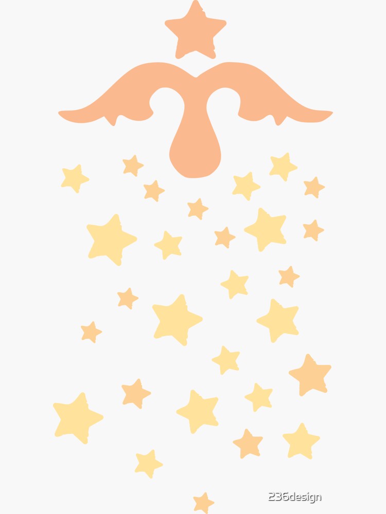"Angel Star" Sticker for Sale by 236design | Redbubble
