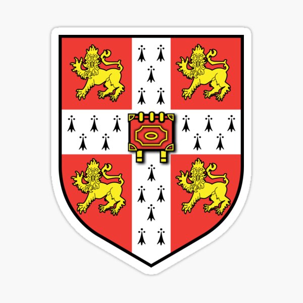 "Cambridge Logo" Sticker for Sale by darkacademic | Redbubble