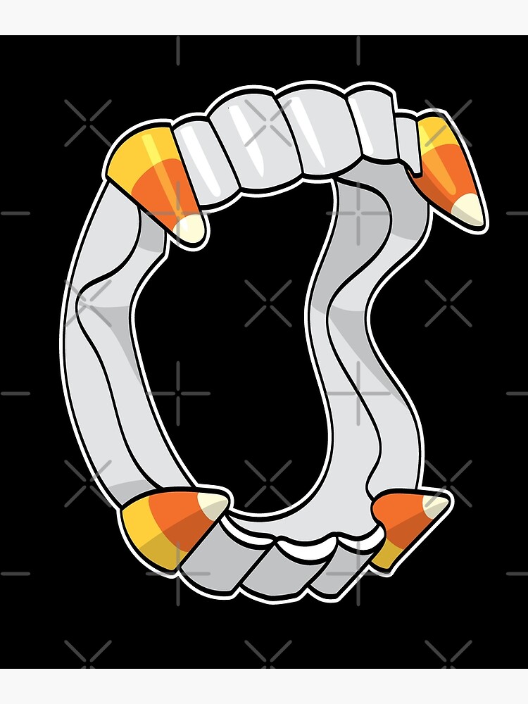 Póster «Colmillos de vampiro de maíz dulce» de tldeutsch | Redbubble