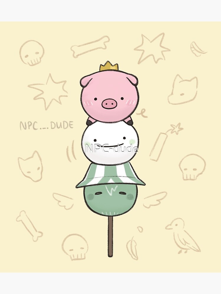 "DSMP Doomsday Dango" Poster by NPC-dude | Redbubble