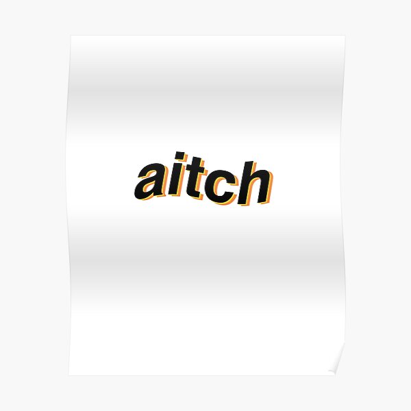 "Aitch Rapper Sticker" Poster for Sale by akshatminim | Redbubble