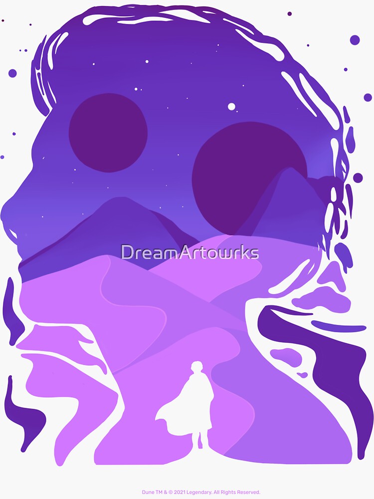 "Paul Atreides on Arrakis, Double Exposure Minimalist Illustration ...