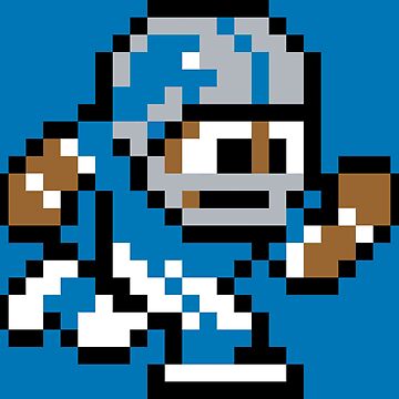 "Detroit Lions (Tecmo Super Bowl Football Player)" Sticker for Sale by ...