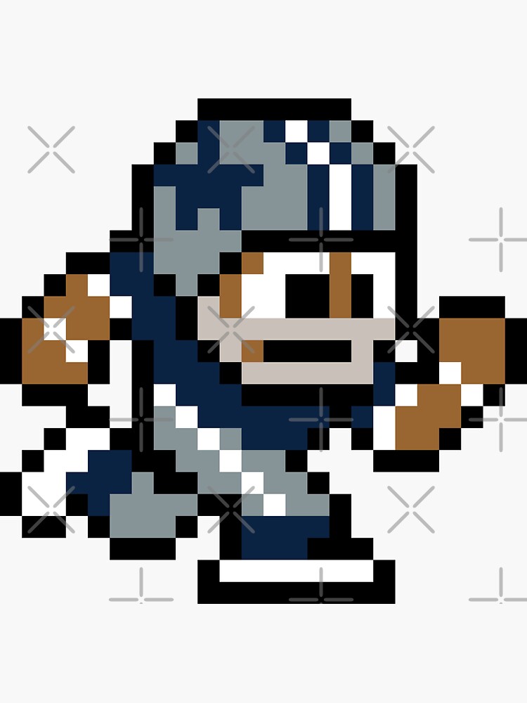 "Dallas Cowboys (Tecmo Super Bowl Football Player)" Sticker for Sale by ...
