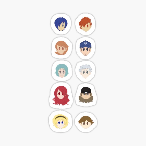 "Persona 3 SEES Set" Sticker for Sale by jay-sketchin | Redbubble