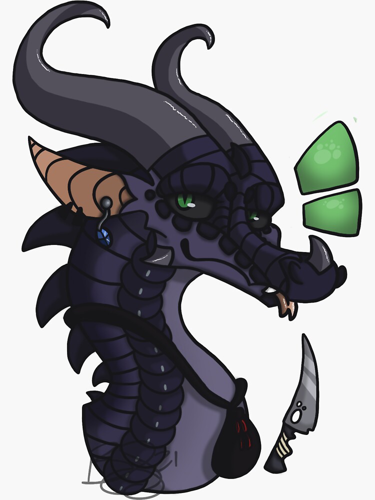 "Deathbringer!" Sticker for Sale by BoopTheBumka | Redbubble