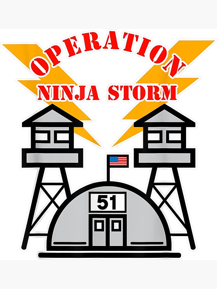 "Operation Ninja Storm at Area 51" Postcard for Sale by Serieto999 ...