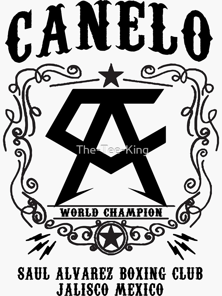 "Canelo" Sticker by The-Tee-King | Redbubble