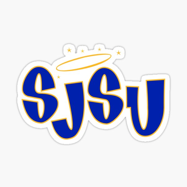 "sjsu - bratz font" Sticker for Sale by scollegestuff | Redbubble