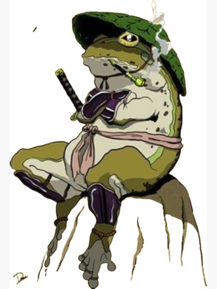 "Samurai frog" Poster for Sale by Quliyeva1998 | Redbubble