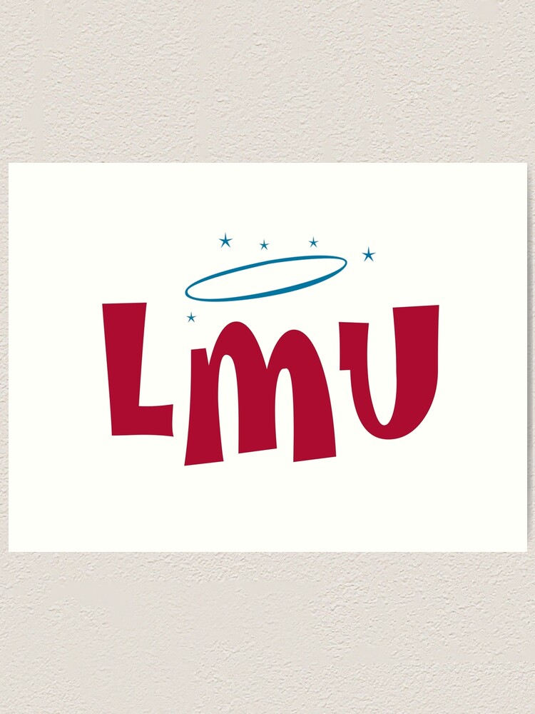 "lmu - bratz font" Art Print for Sale by scollegestuff | Redbubble