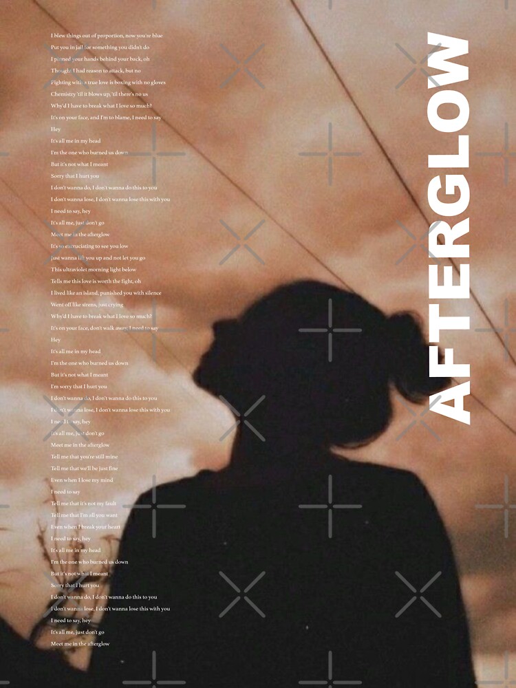 "Afterglow Taylor Swift Poster" Sticker for Sale by MaddieGuyton ...
