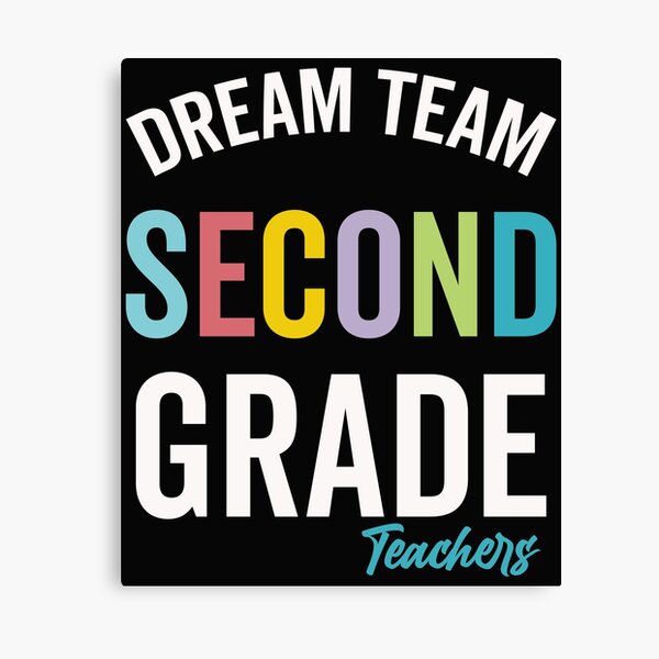 Lienzo «Dream Team Maestro de segundo grado, Maestros de segundo grado ...