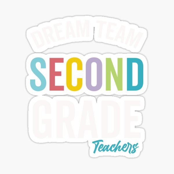 Pegatina «Dream Team Maestro de segundo grado, Maestros de segundo ...