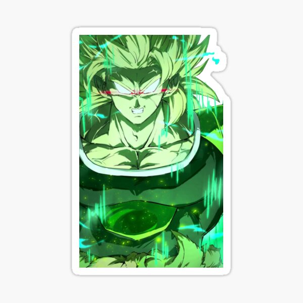 "Broly" Sticker for Sale by KANJIAnimeSTORE | Redbubble