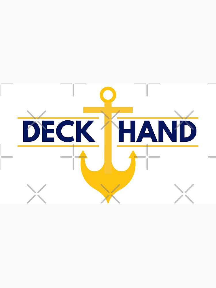 "Deck Hand AKA Lead Deckhand" Cap for Sale by reallyrealnow | Redbubble