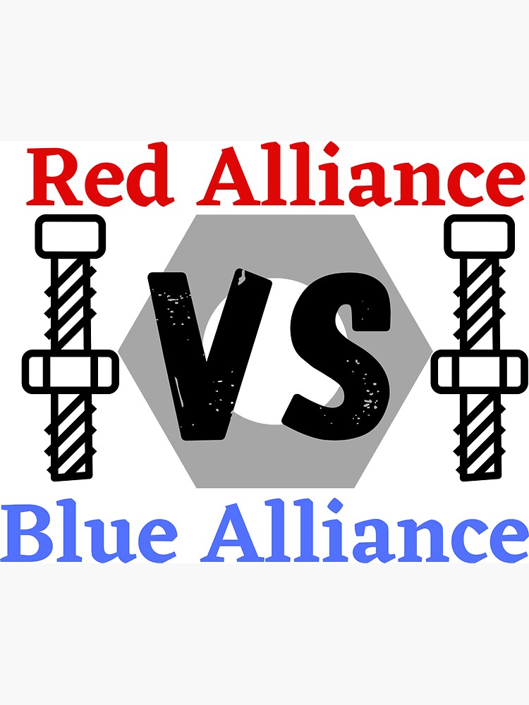 "Red alliance vs Blue alliance / FTC design / FRC design " Magnet for ...
