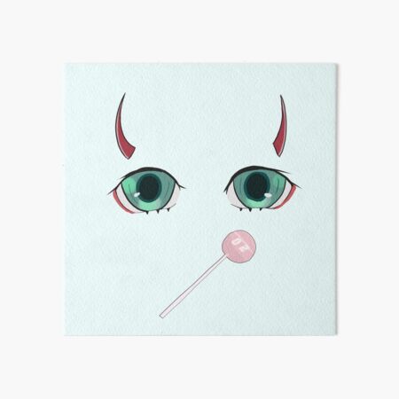 "Cute zero two eyes" Art Board Print by leopardgecko7 | Redbubble
