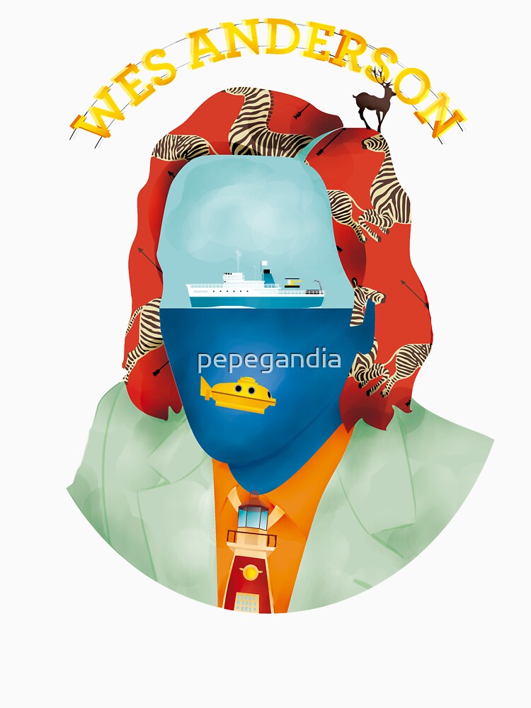 "Wes Anderson's world" T-shirt for Sale by pepegandia | Redbubble | wes ...