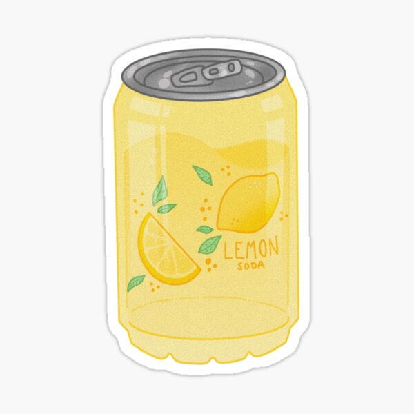 "Lemon Soda" Sticker by Stotzer | Redbubble
